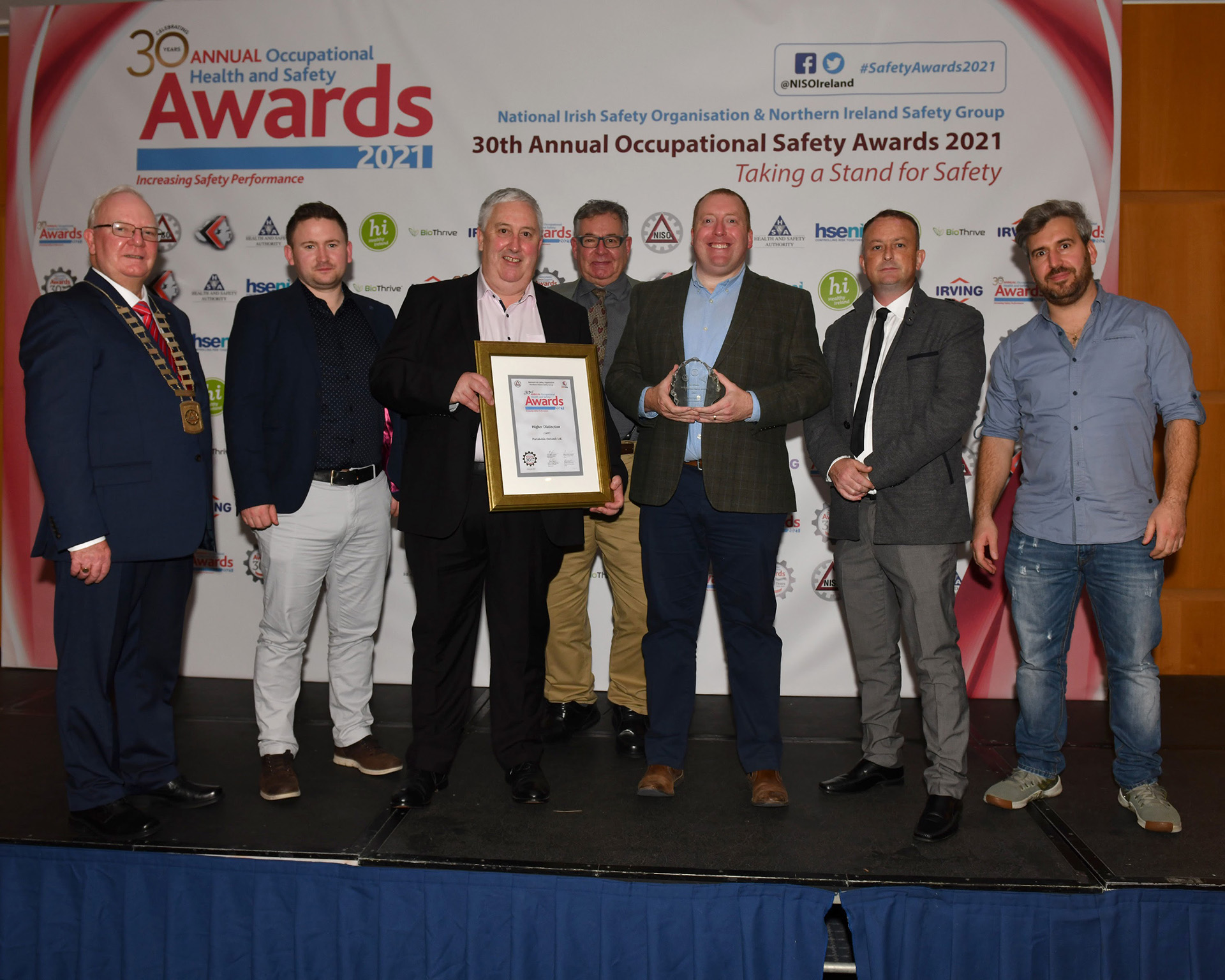 Portakabin recognised at Ireland’s Premier Safety Awards | Portakabin® IE