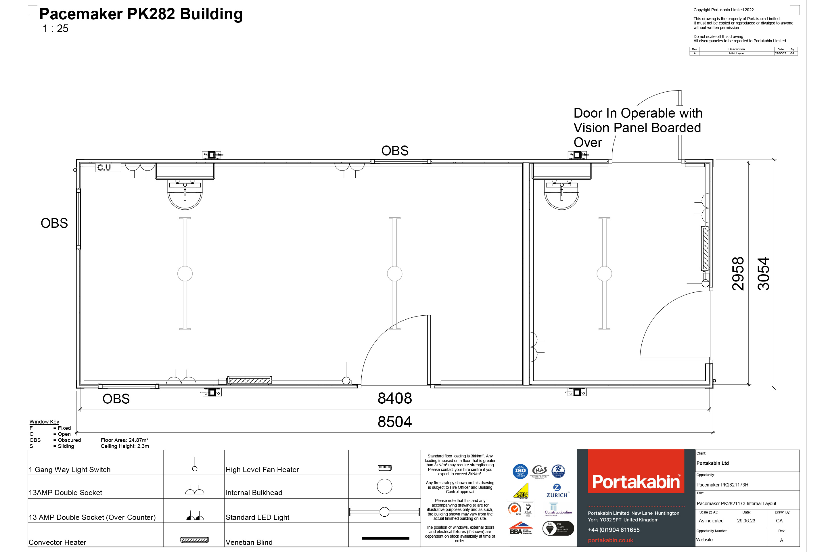 2 Room Cabin | Portakabin®