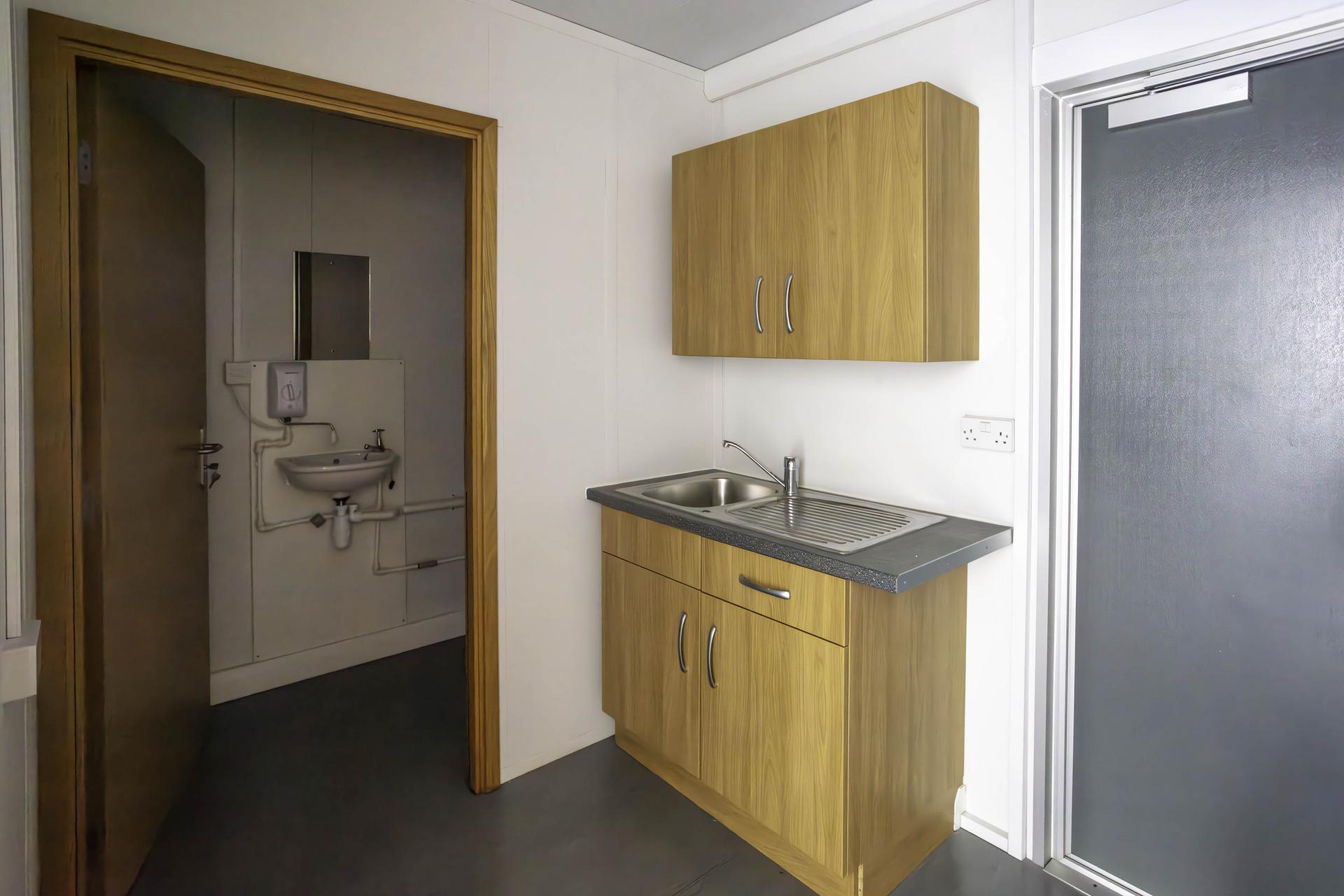 Glazed Cabin with Kitchenette and Toilet | Portakabin®